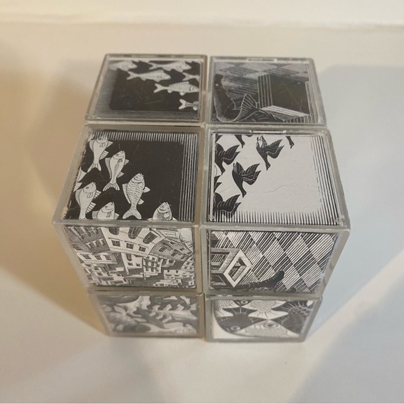 M.C. Escher | Games | Mc Escher Complete Block Desktop Puzzle Made In ...